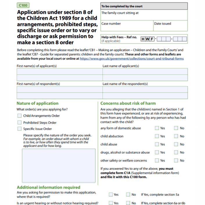 UK Family Court Applications - Navigating Family Court