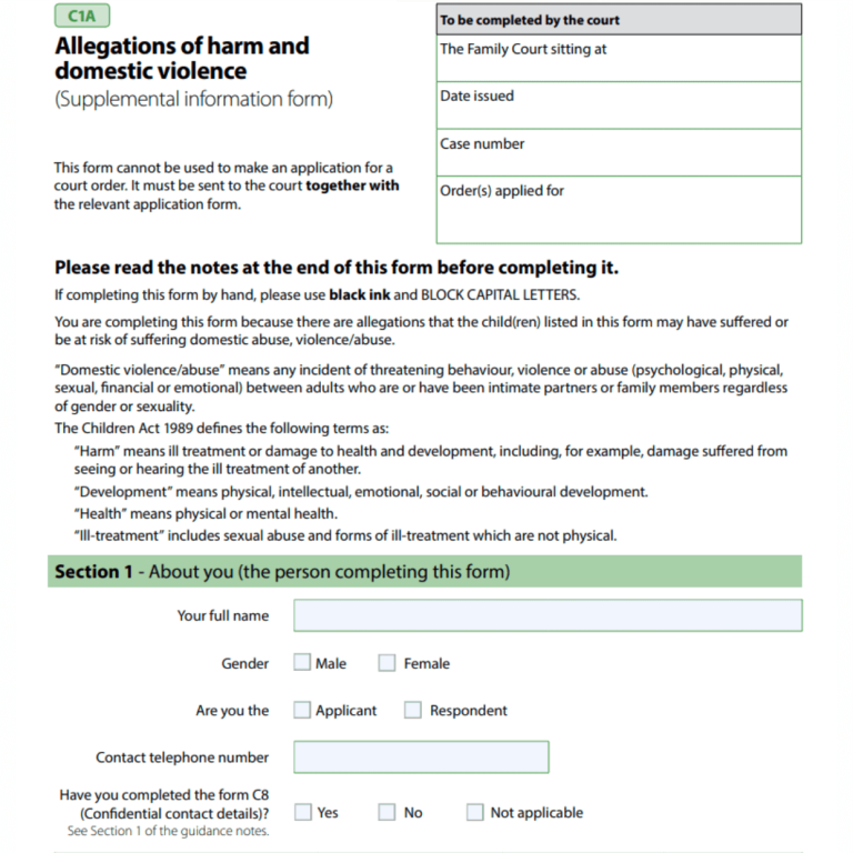 UK Family Court Applications - Navigating Family Court